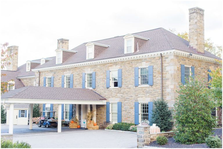 Kate and Greg | A Dusty Pink, Navy Blue, and Gold Fall Wedding at ...